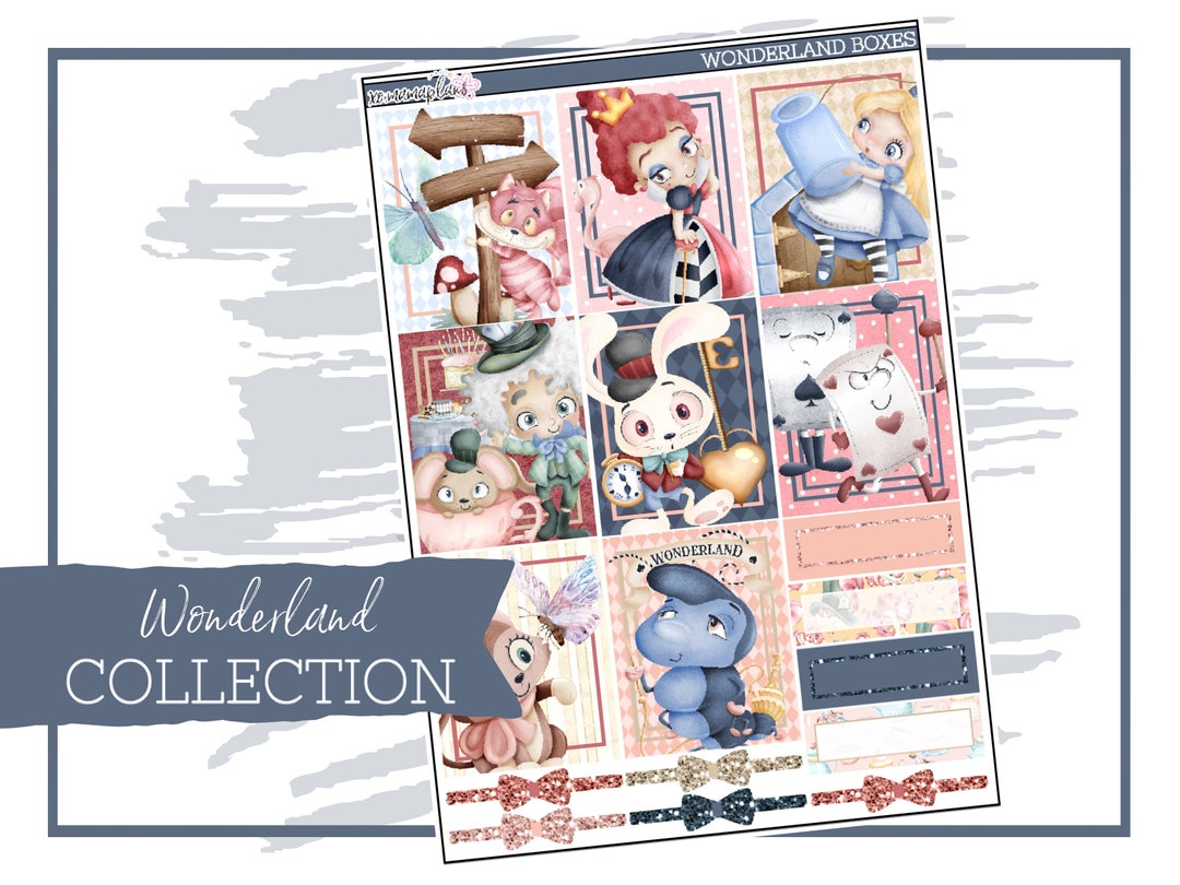 Wonder Land Collection | Planner Sticker Kit - Etsy