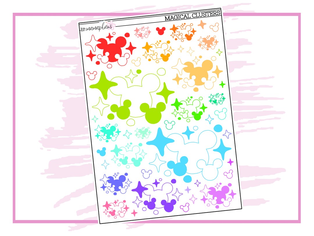 Magical Clusters | Planner Stickers - Etsy
