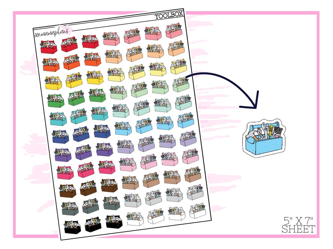 Toolbox | Planner Stickers - Etsy