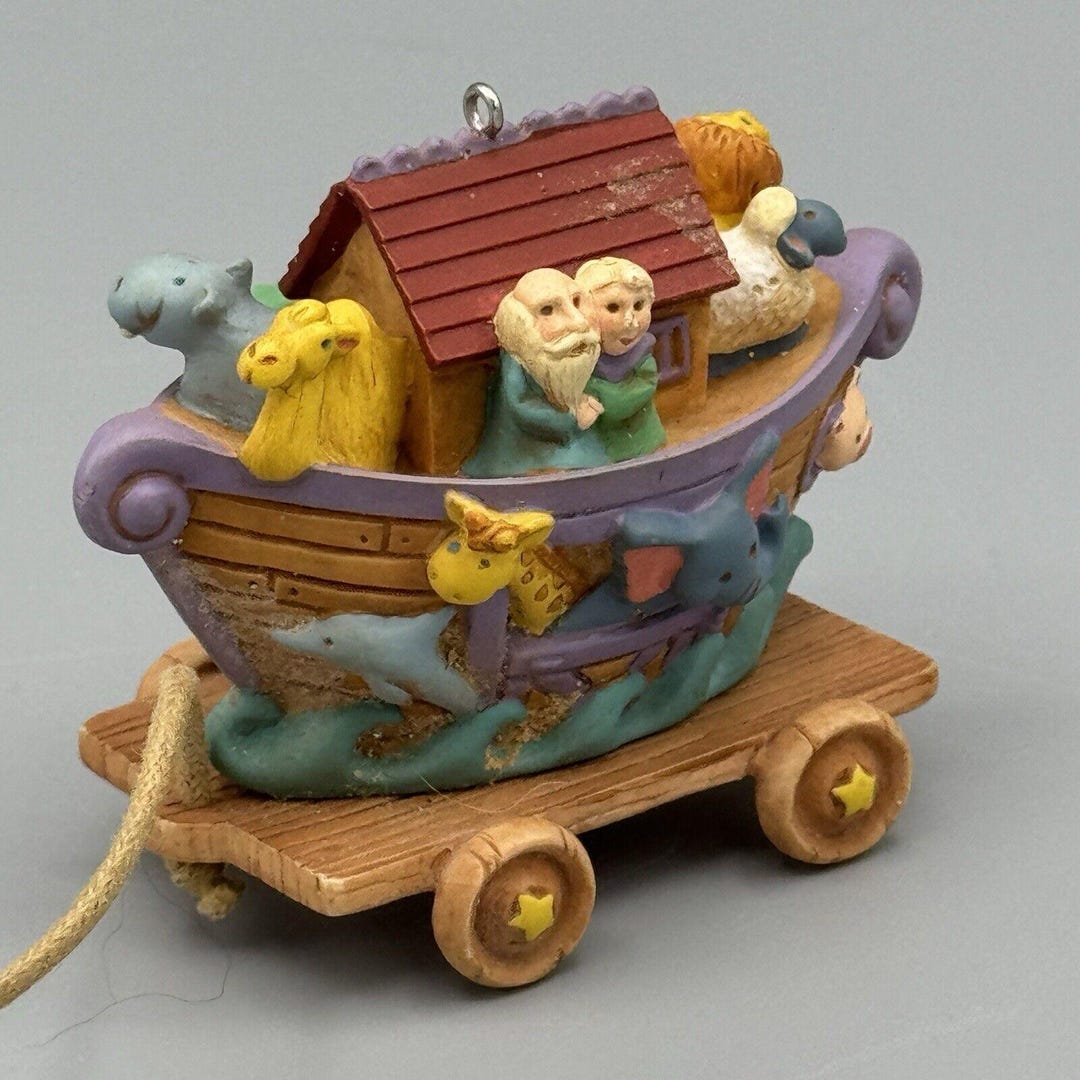 2000 Hallmark Noahs Ark Ornament Signed Christmas Seasonal Keepsake ...