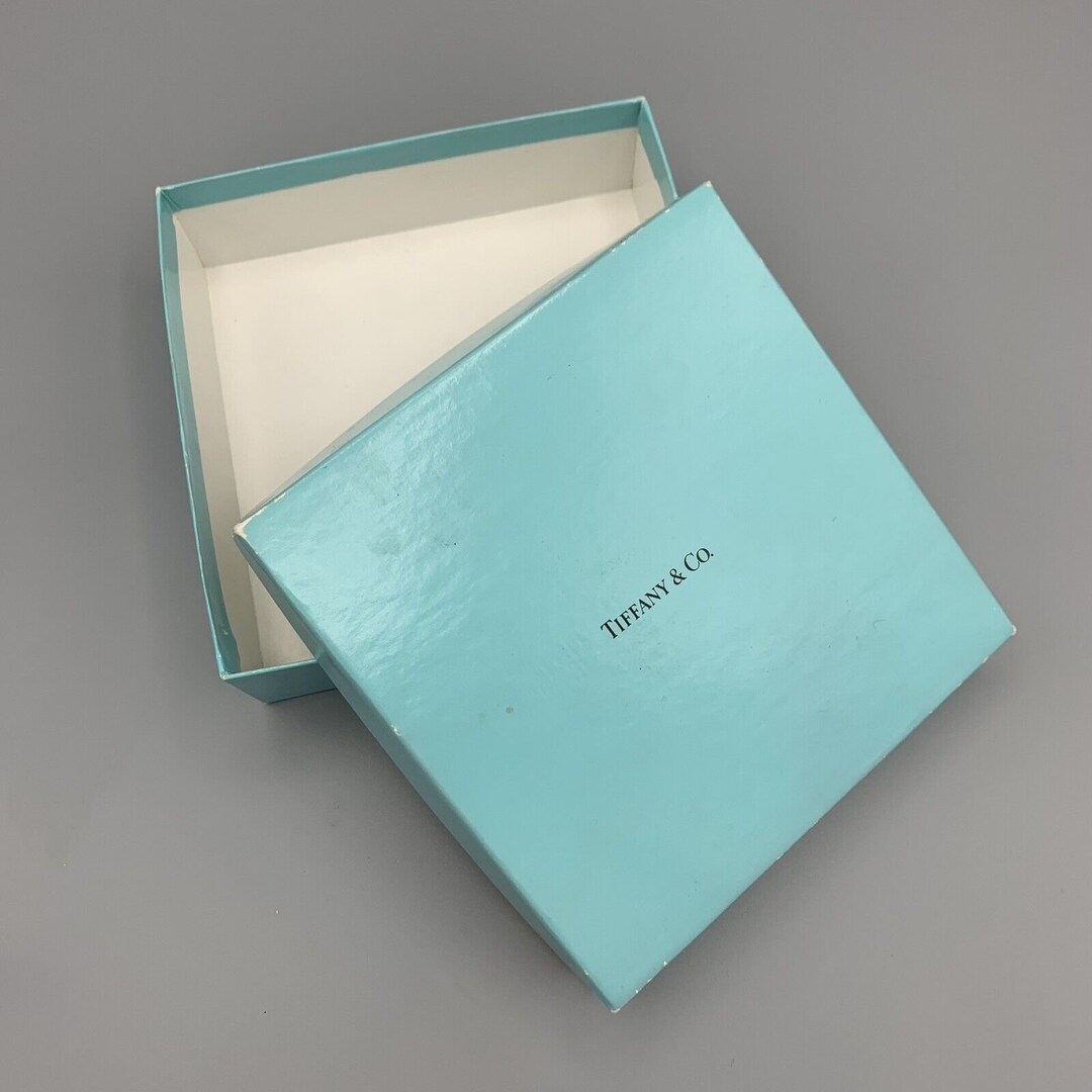Tiffany & Co. Empty Square Gift Box 5 1/4 X 5 1/4 X 2 Robin Egg Blue - Etsy