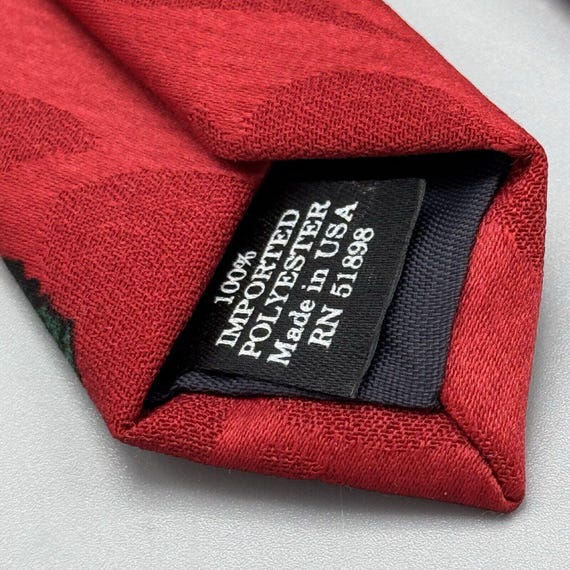 Vintage Beans McGee Popeye Red Novelty Necktie Eating… - Gem