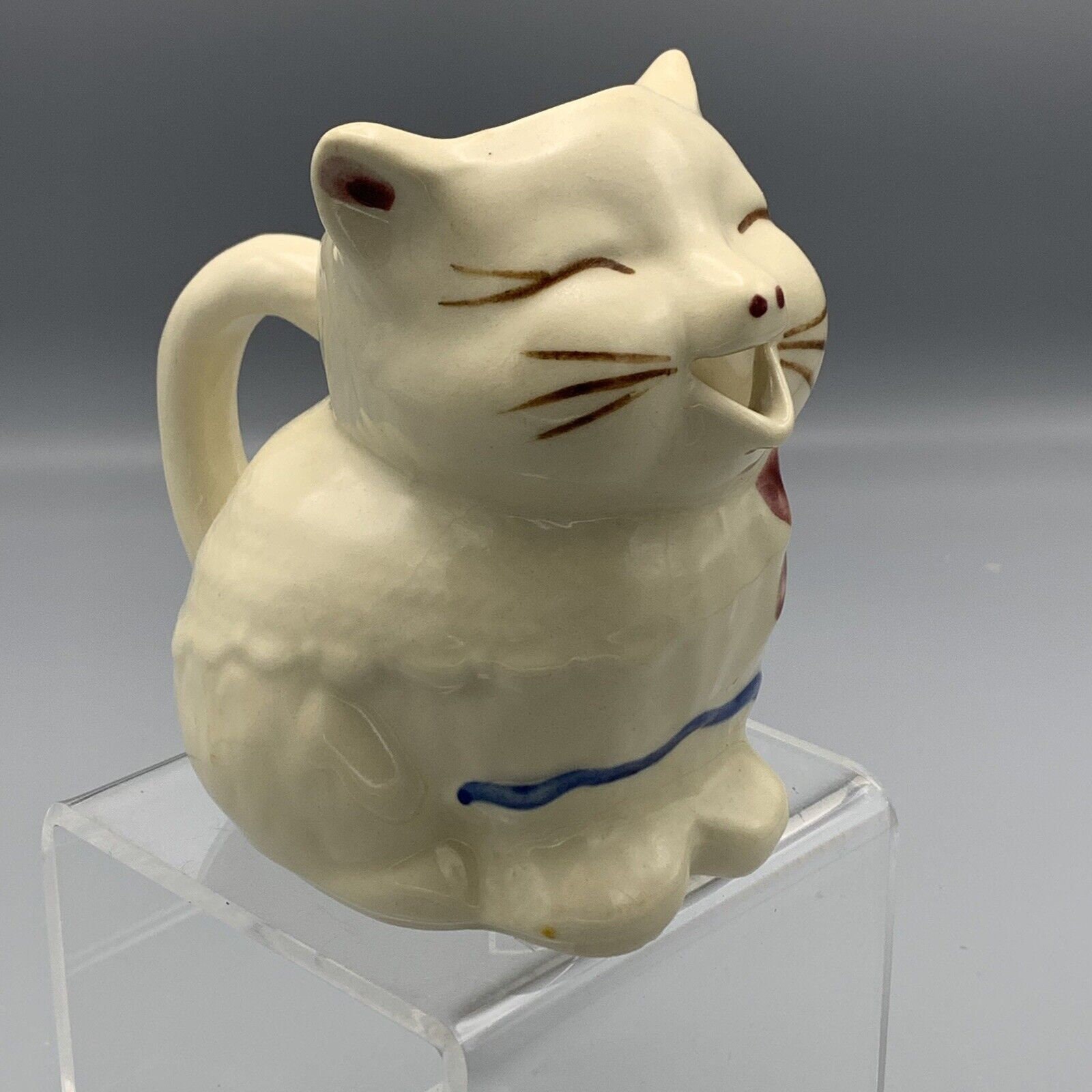Vintage Puss N Boots Pottery 10 Oz Cream Cat Creamer USA by Shawnee ...