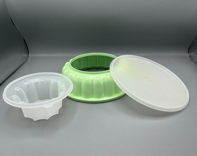 Tupperware Jello Mold Container,tupperware Aqua Jello Mold,jelnserve,6 ...