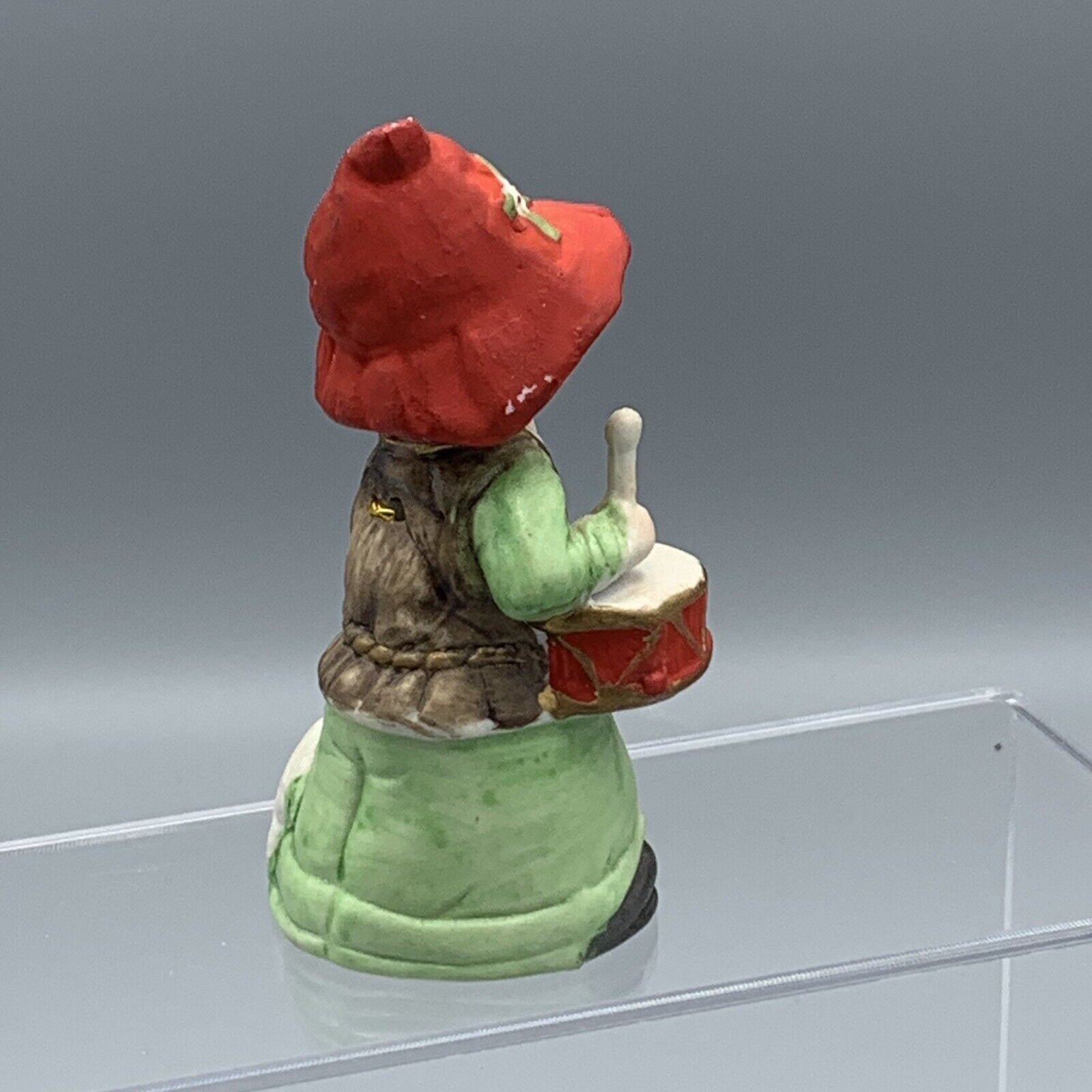 Vintage MWC 1980 Drummer Boy Bell Ceramic Bisque Figurine Drum Lamb ...