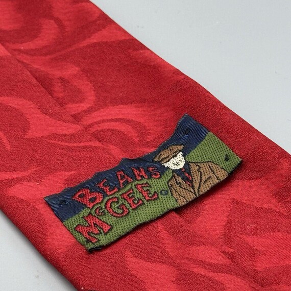 Vintage Beans McGee Popeye Red Novelty Necktie Eating… - Gem