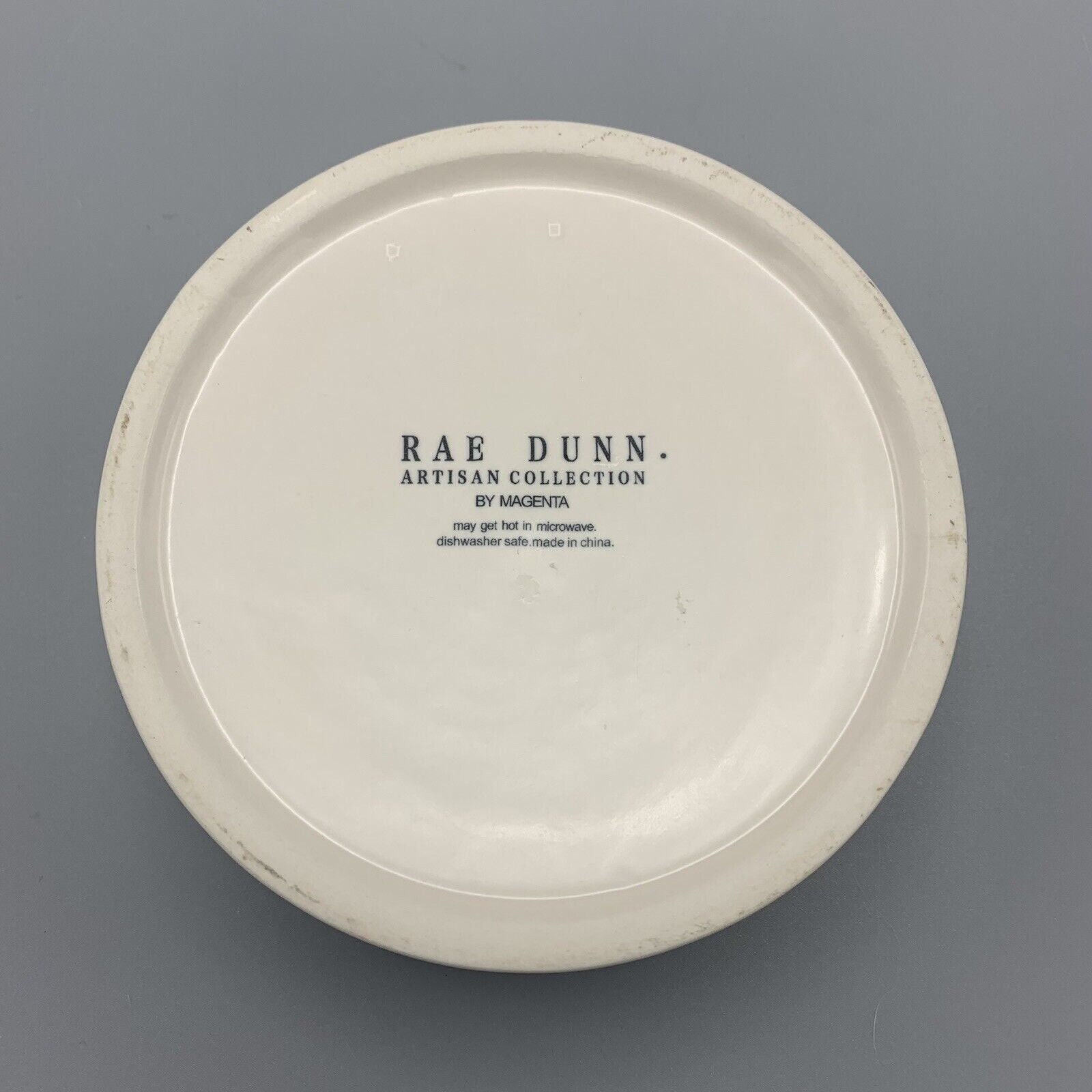 Rae Dunn Artisan Collection Purr Kitty Cat Water Food Bowl Trinket Bowl ...