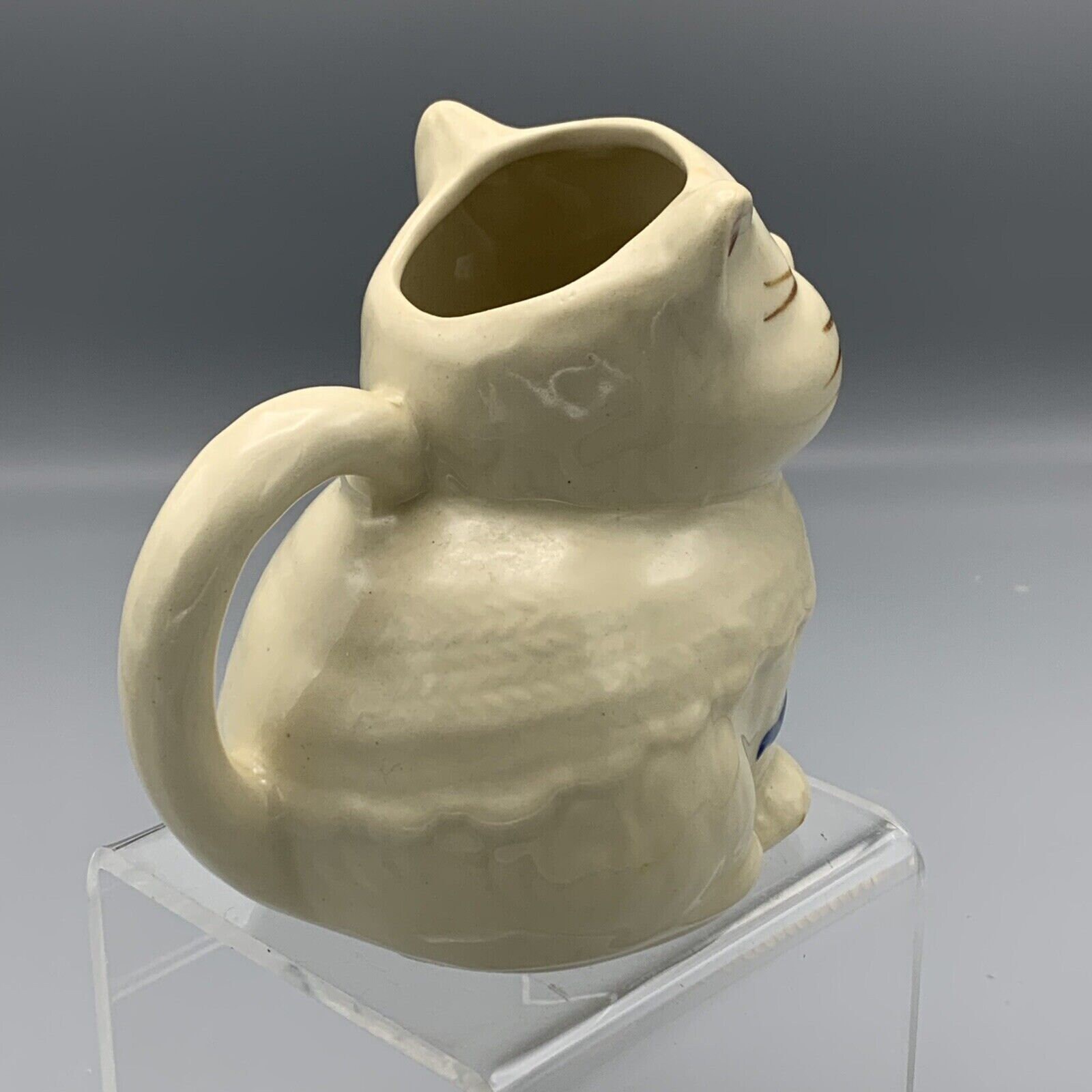 Vintage Puss N Boots Pottery 10 Oz Cream Cat Creamer USA by Shawnee ...