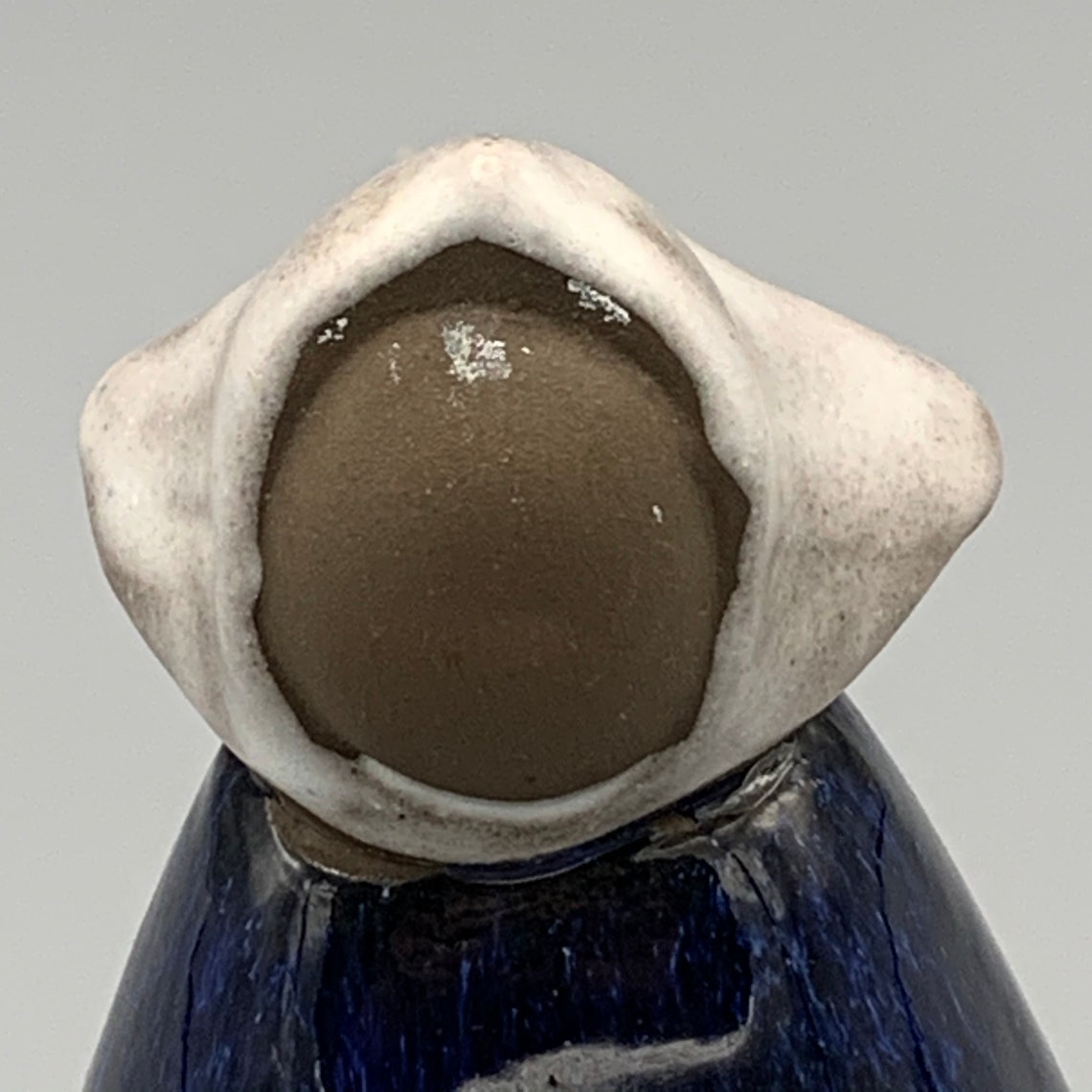 Vintage JIE Pottery Sweden Blue Ceramic Woman Figurine With 3 Water ...