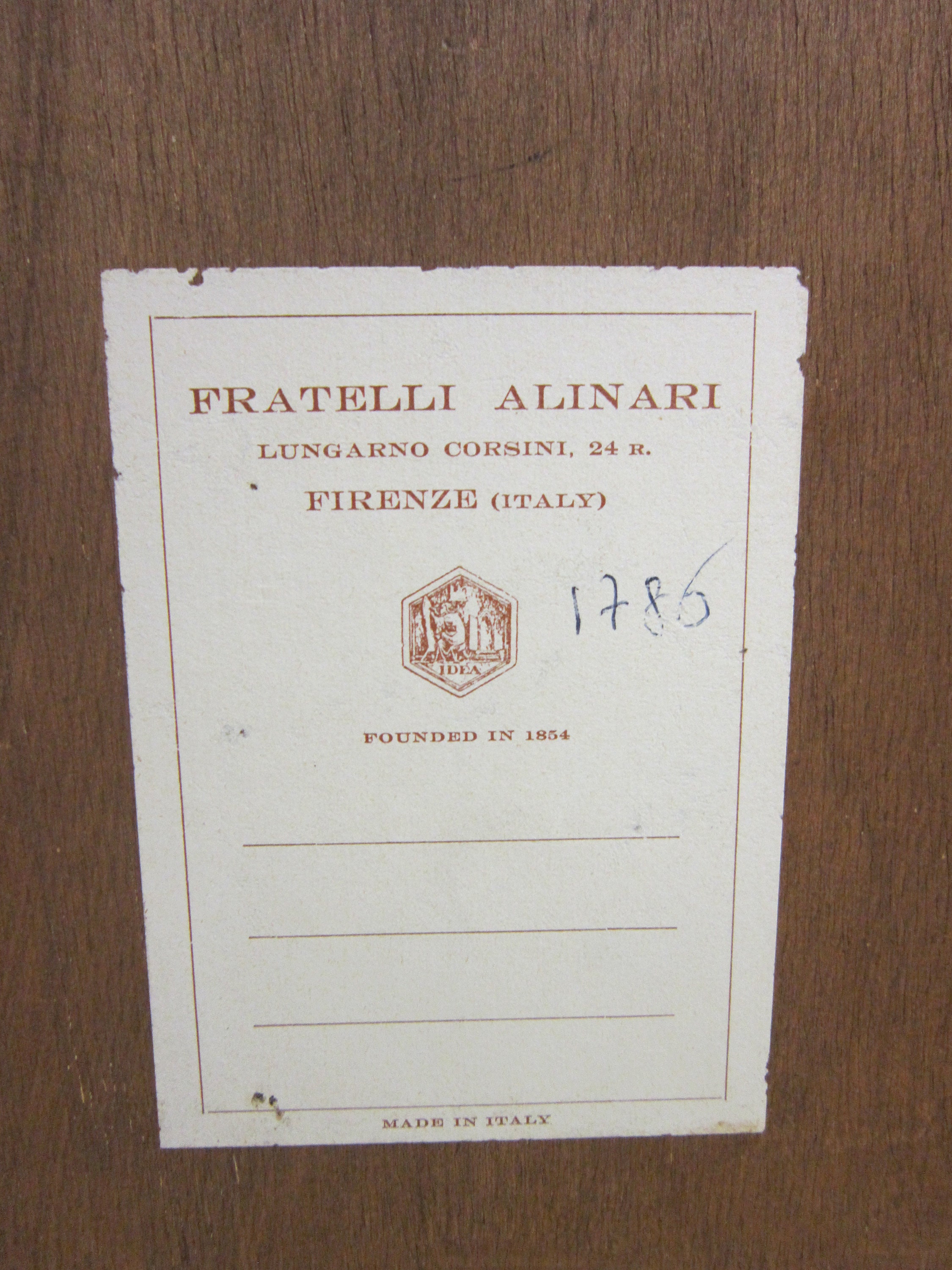 Vintage Fratelli Alinari Madonna and Child Print Firenze Italy - Etsy