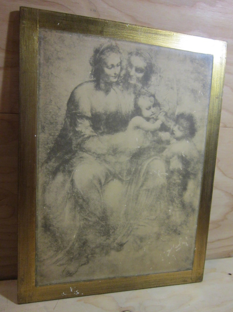 Vintage Fratelli Alinari Madonna and Child Print Firenze Italy - Etsy