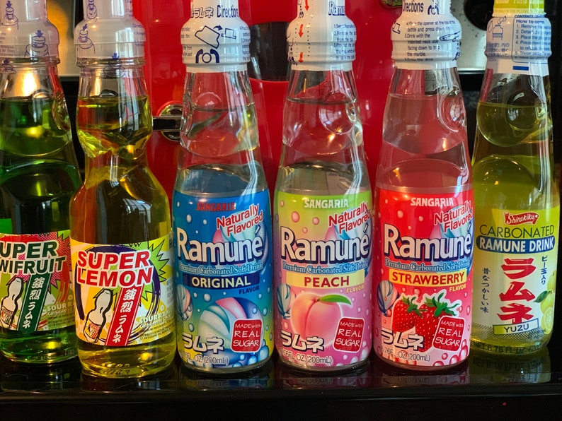 Ramune Premium Carbonated Soft Drinks. 6 Pack - Etsy