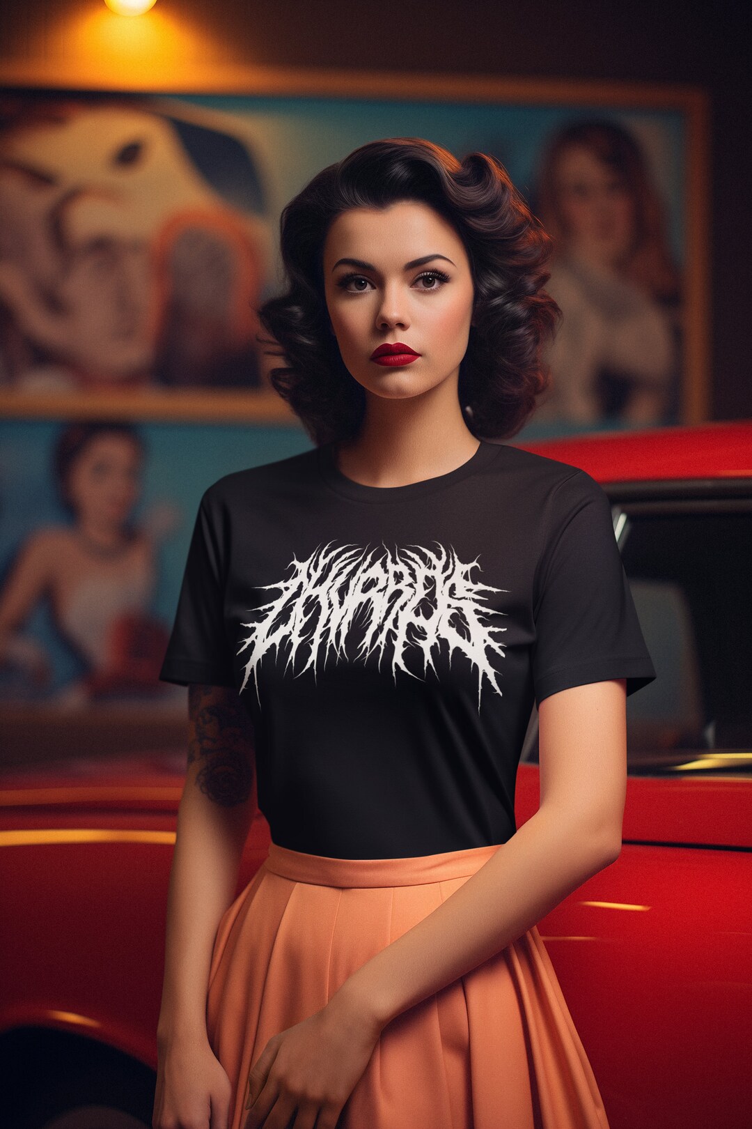 Brutal Churros Black Metal Logo Shirt - Disney Parks Inspired - Etsy