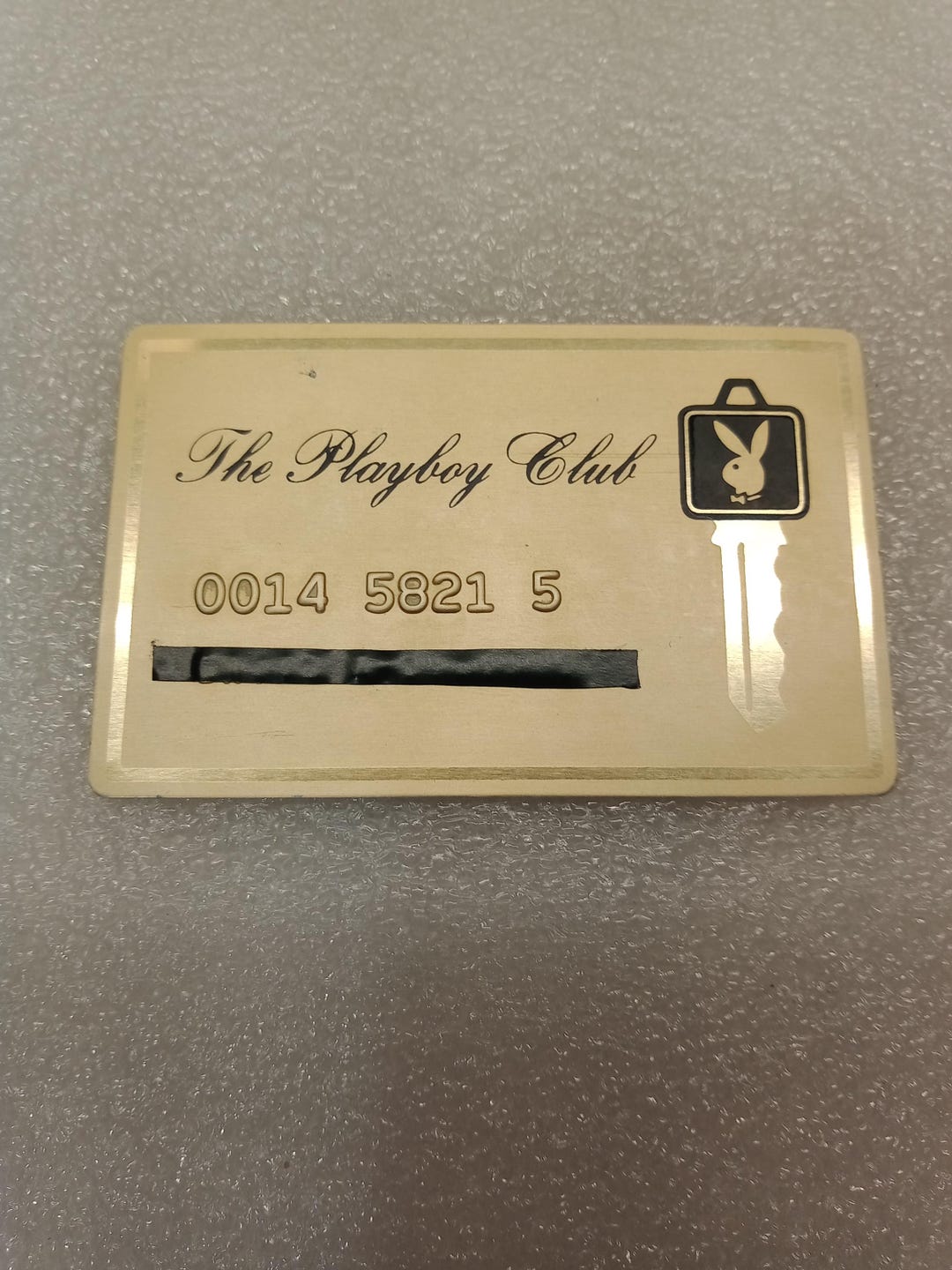 Vintage Playboy Club Metal Membership Key Card - Etsy
