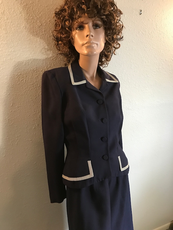 Solids and Stripes! 1956 Sacony Palm Beach Wool Gaber… - Gem