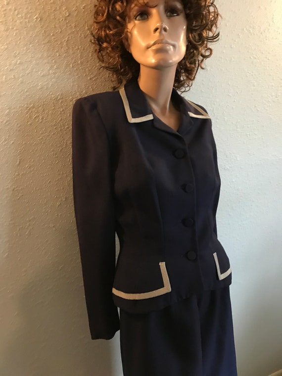 Solids and Stripes! 1956 Sacony Palm Beach Wool Gaber… - Gem