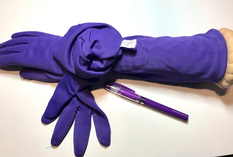 Vintage Mid Century Kayser Roth Purple Formal, Easter, Burlesque, Prom ...