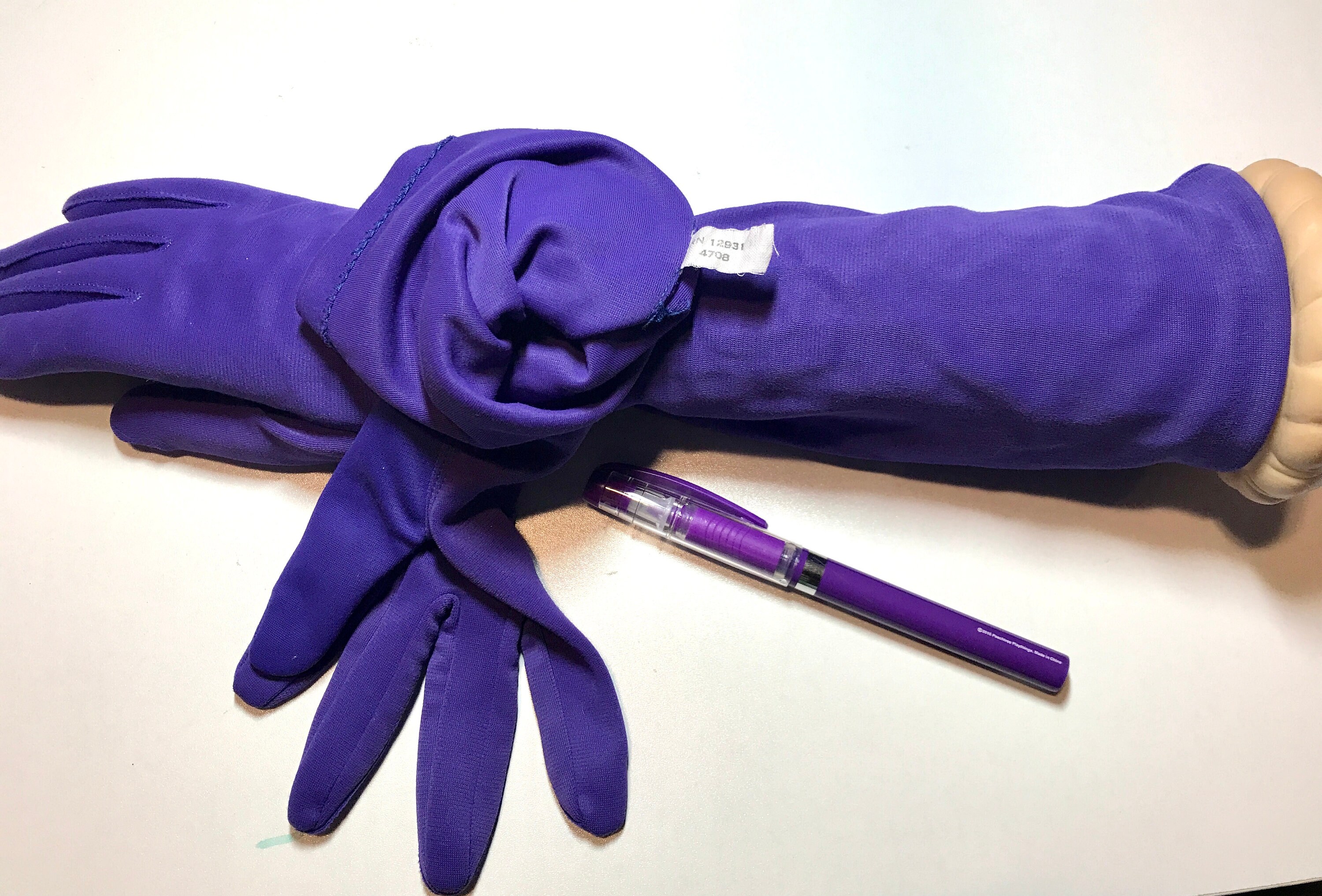 Vintage Mid Century Kayser Roth Purple Formal, Easter, Burlesque, Prom ...