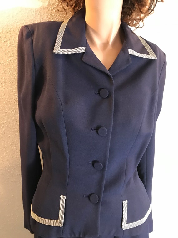 Solids and Stripes! 1956 Sacony Palm Beach Wool Gaber… - Gem
