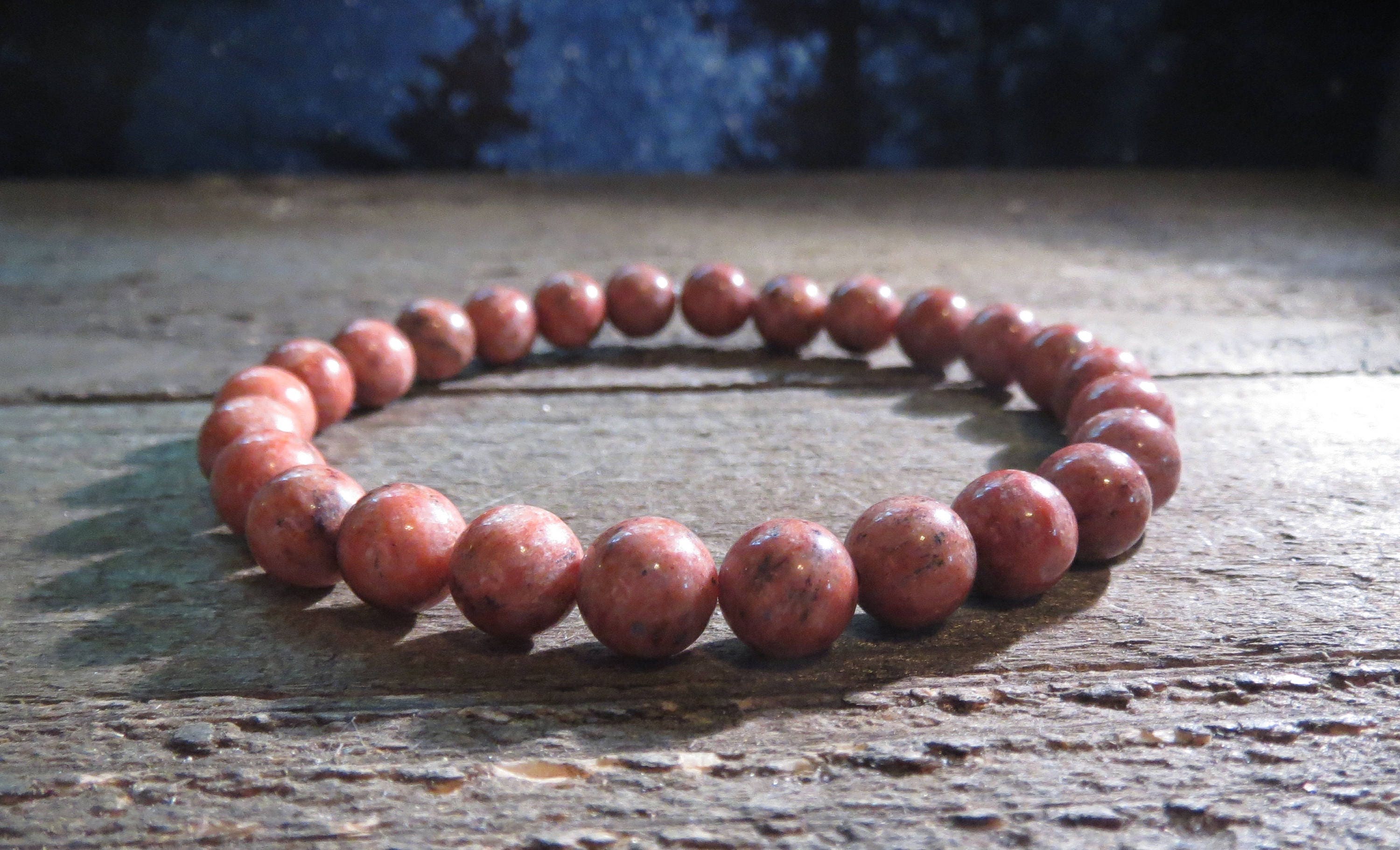 Beautiful Rare Rosophia Natural Crystal Bracelet 8mm Round - Etsy