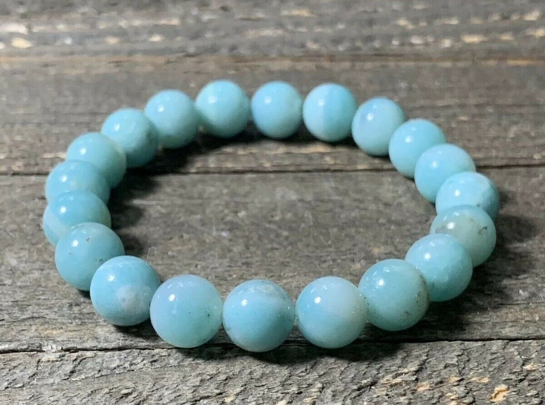 Rare Azumar Quartz Kaolinite Natural Crystal Bracelet 8mm Round - Etsy