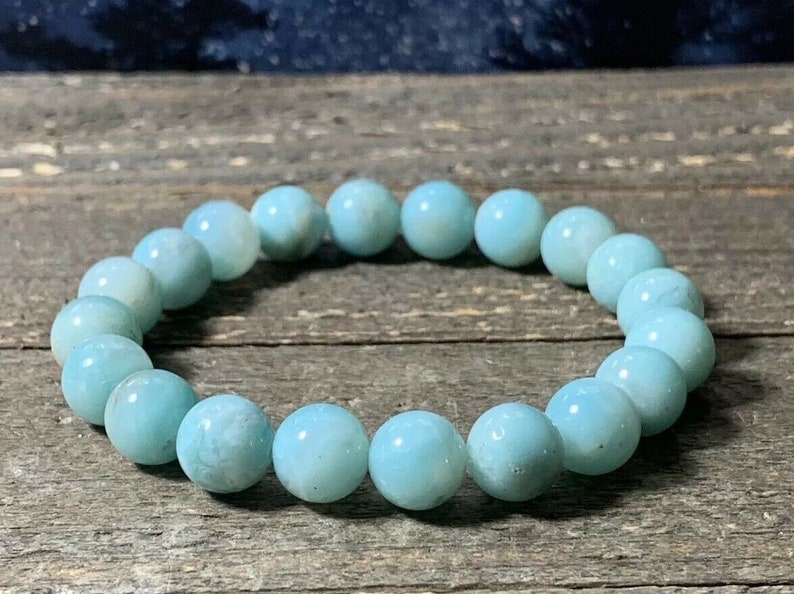 Rare Azumar Quartz Kaolinite Natural Crystal Bracelet 8mm Round - Etsy