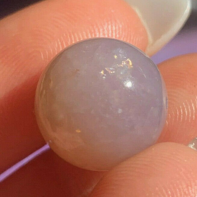 Mauve BLUE ROSE QUARTZ 1 Piece 15mm Rare Gorgeous New Find | Etsy