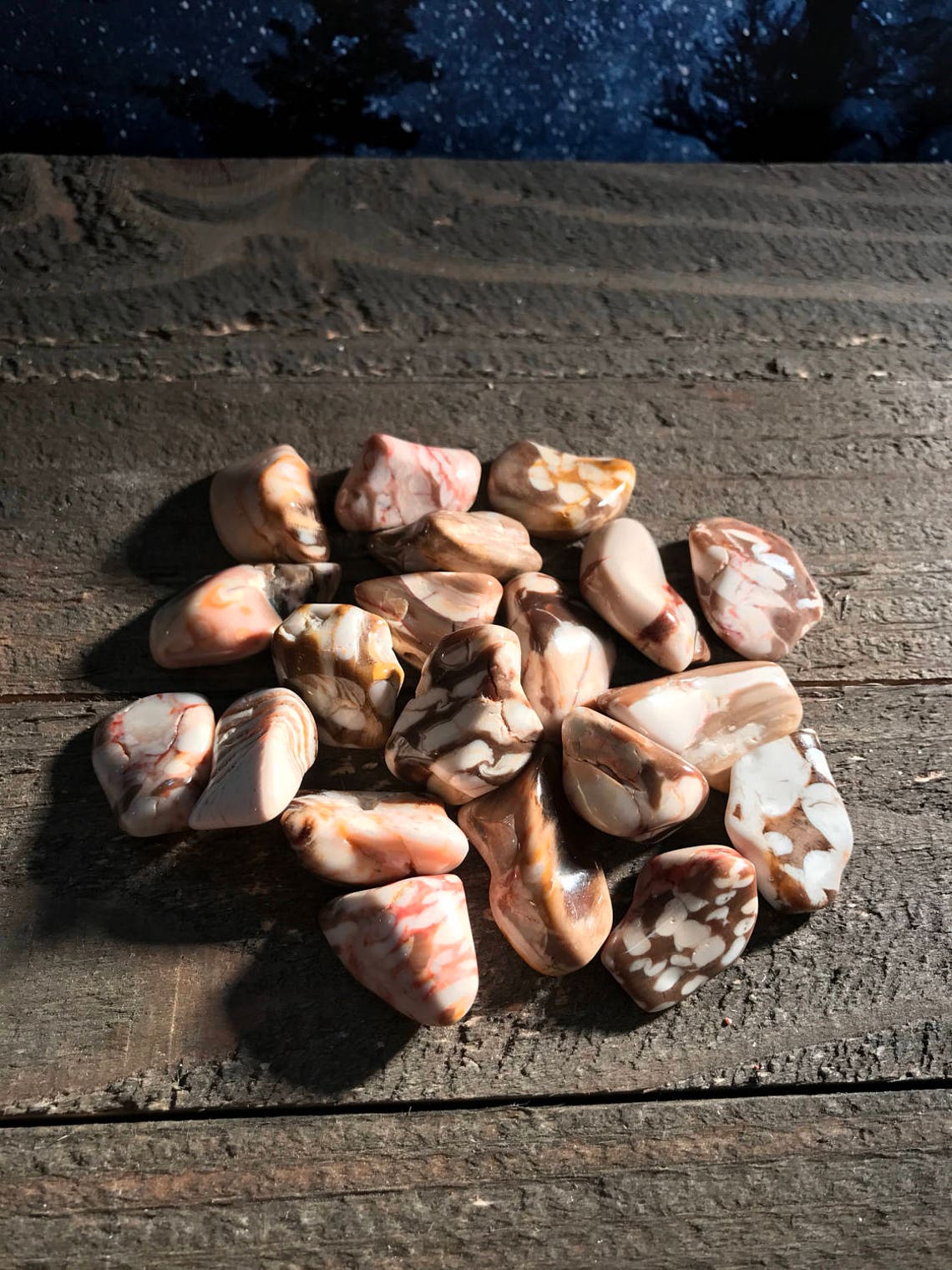 One Small Rare Tumbled Peanut Wood Stone ~ Australia - Etsy