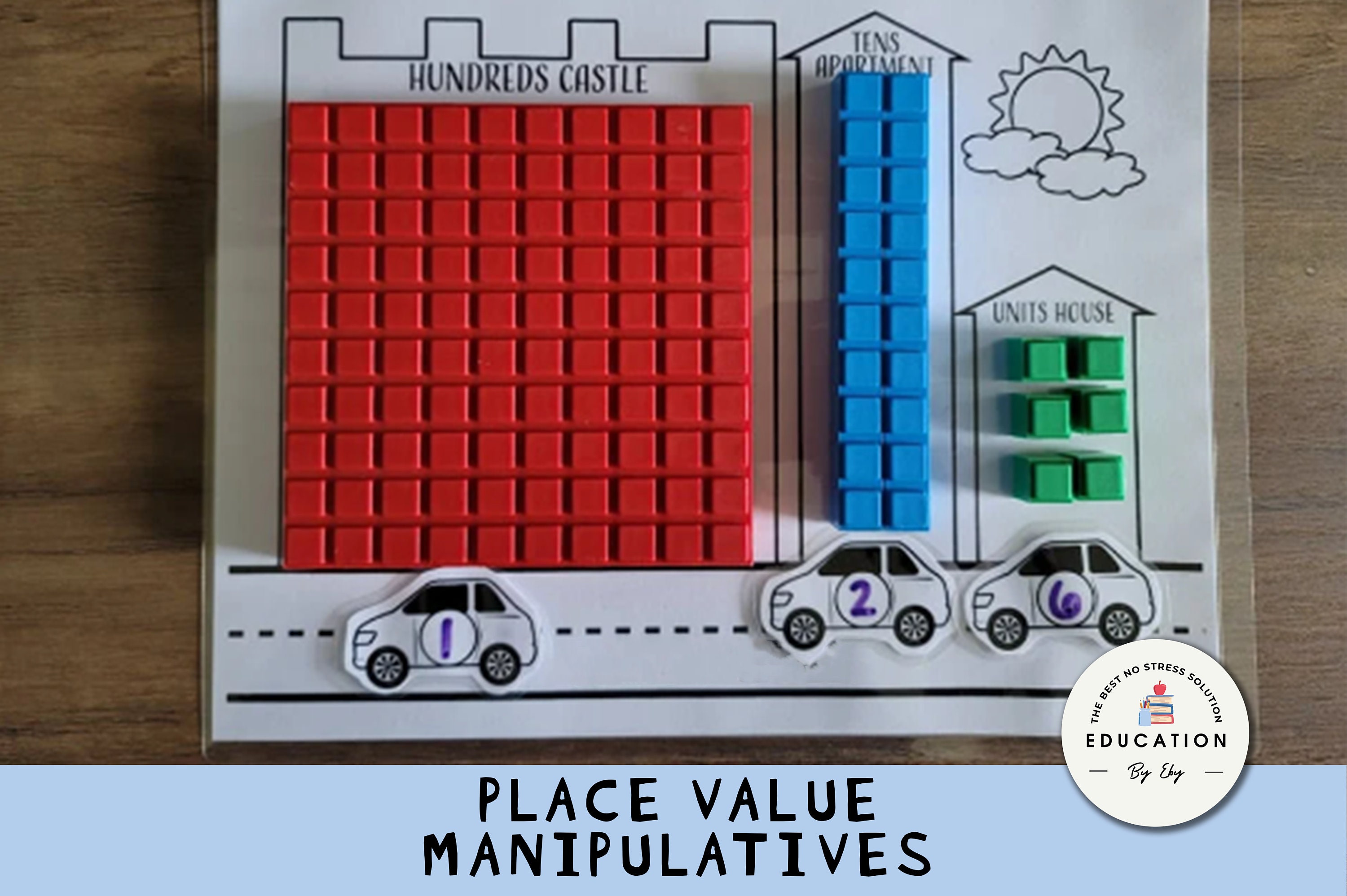 Place Value Student Manipulative, Greater Than Less Than Equal To ...