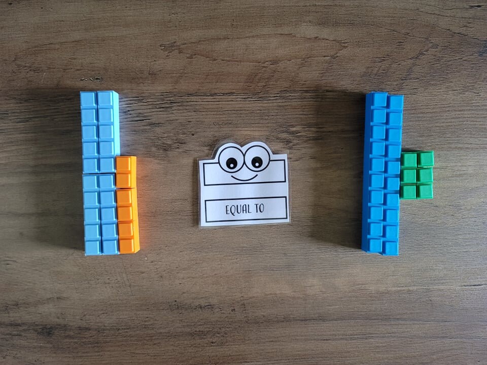 Place Value Student Manipulative, Greater Than Less Than Equal To ...