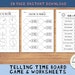 Telling Time Board Game, Telling Time Worksheets, Telling Time Posters ...
