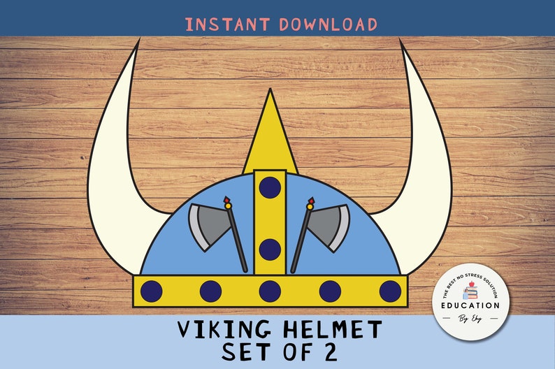 Printable Viking Helmets for Adult and Child - Etsy