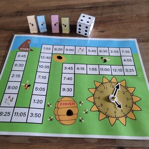 Telling Time Board Game, Telling Time Worksheets, Telling Time Posters ...