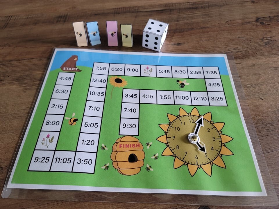 Telling Time Board Game, Telling Time Worksheets, Telling Time Posters ...