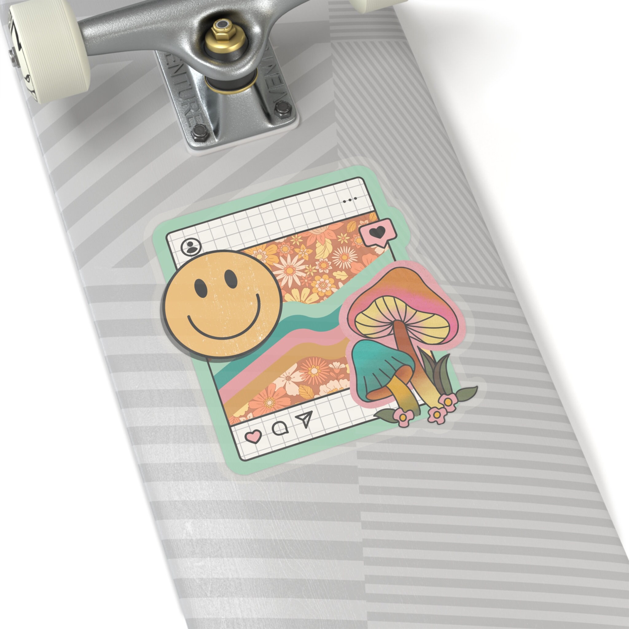 Groovy Retro Sticker - Etsy