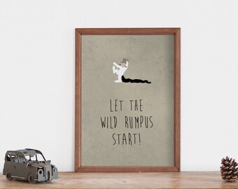 Let the Wild Rumpus | Etsy