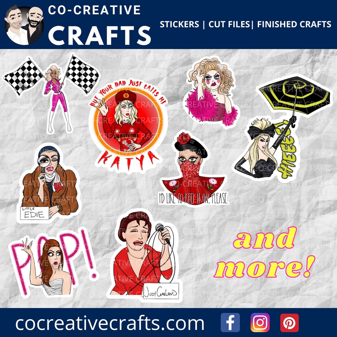 Rupaul's Drag Race Stickers & Magnets | RPDR | Laptop, Planner, Water ...