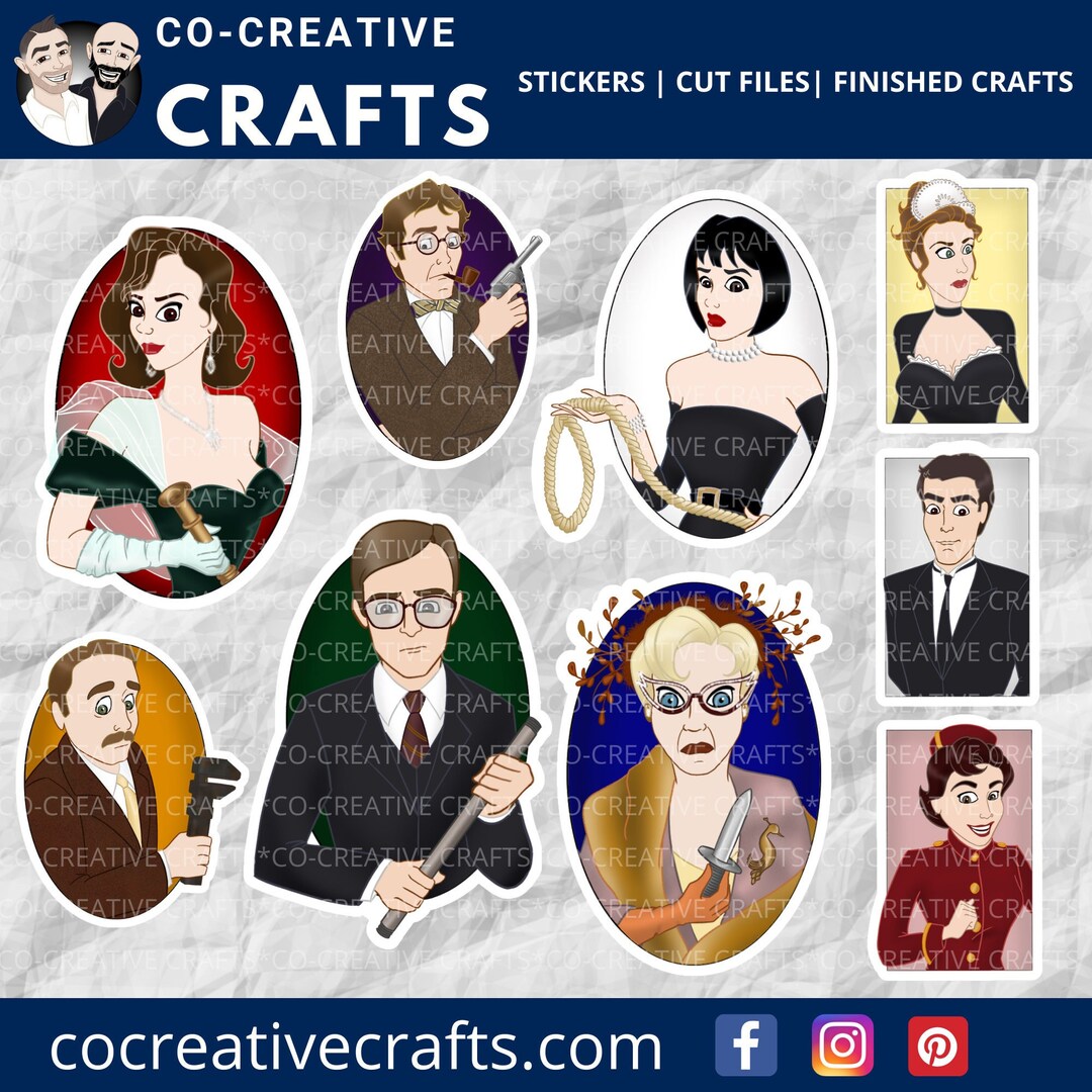Clue Stickers & Magnets | Movie Stickers | 80s Stickers | Laptop ...