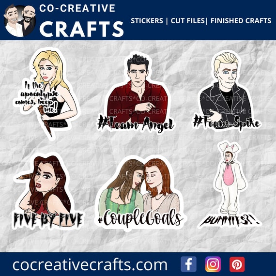 Buffy the Vampire Slayer Stickers & Magnets BTVS Buffy | Etsy