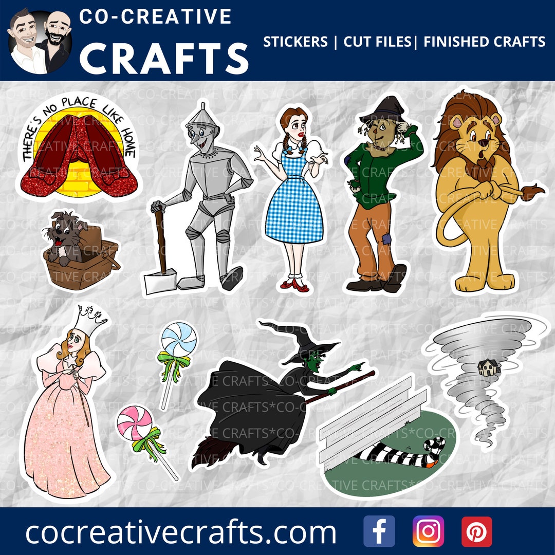 Wizard of Oz Stickers & Magnets | Movie Stickers | Classic Movie ...