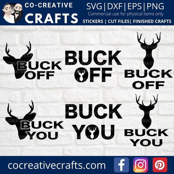 What the Buck SVG Bundle Buck off Svg Buck You Svg Bucks - Etsy