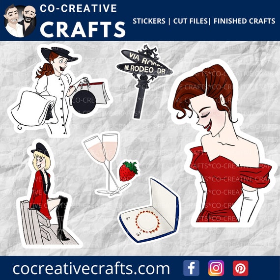 Pretty Woman Stickers & Magnets Movie Stickers Rom Com | Etsy