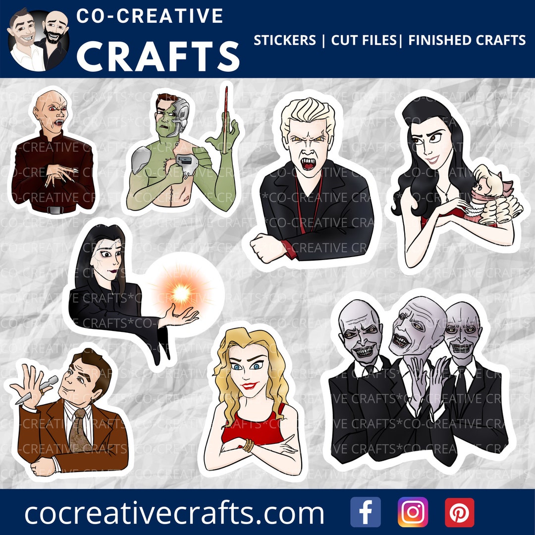 Buffy the Vampire Slayer Stickers & Magnets | Big Bad Collection | TV ...