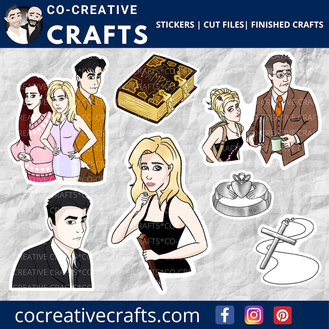 Buffy the Vampire Slayer Stickers & Magnets | BTVS | Sunnydale | the ...