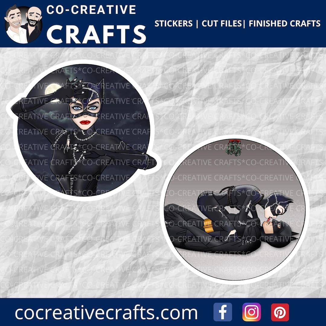 Batman Returns Stickers & Magnets Catwoman TV Stickers Laptop, Planner ...