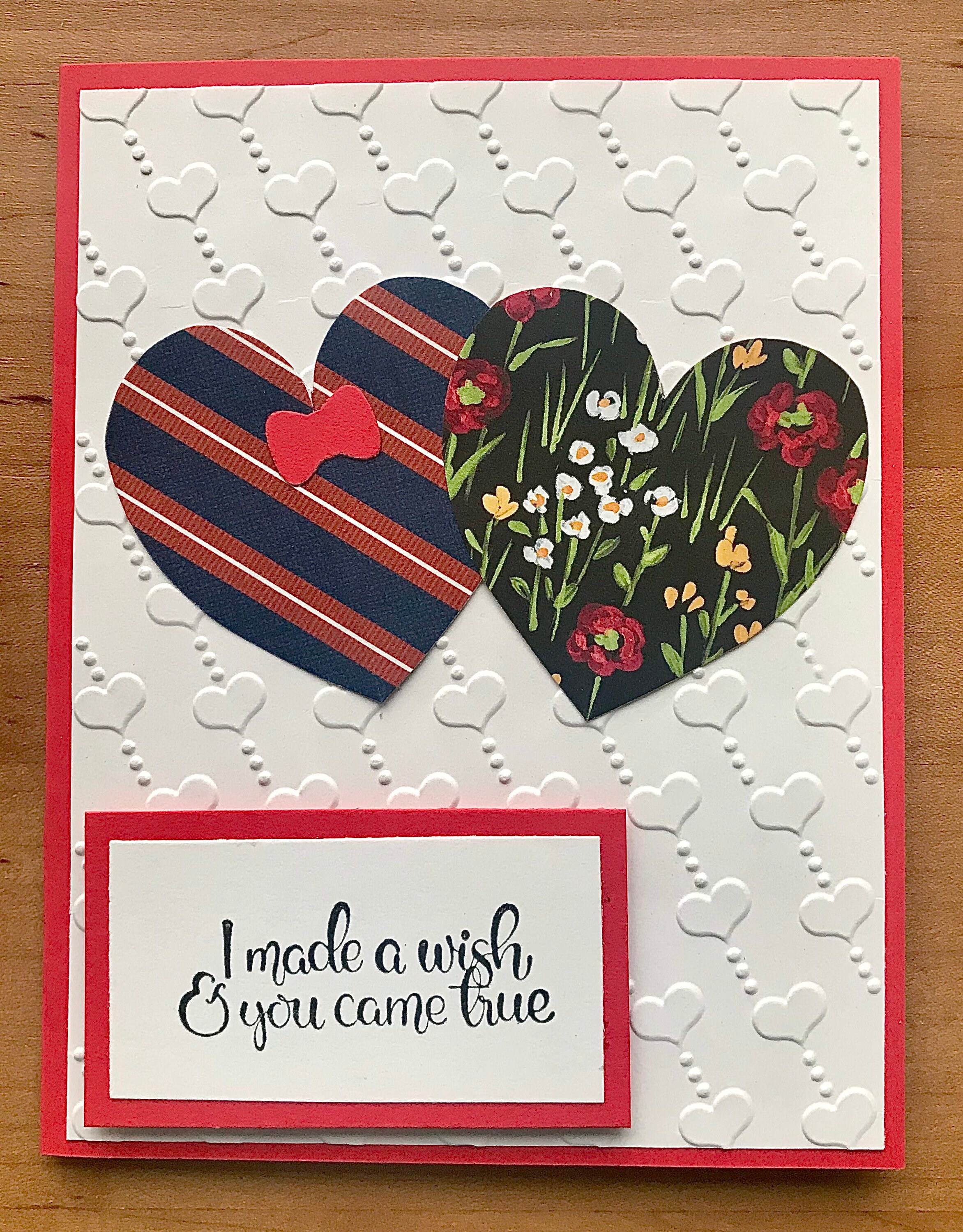 Handmade Hearts Anniversary Card for Spouse or Partner - Etsy