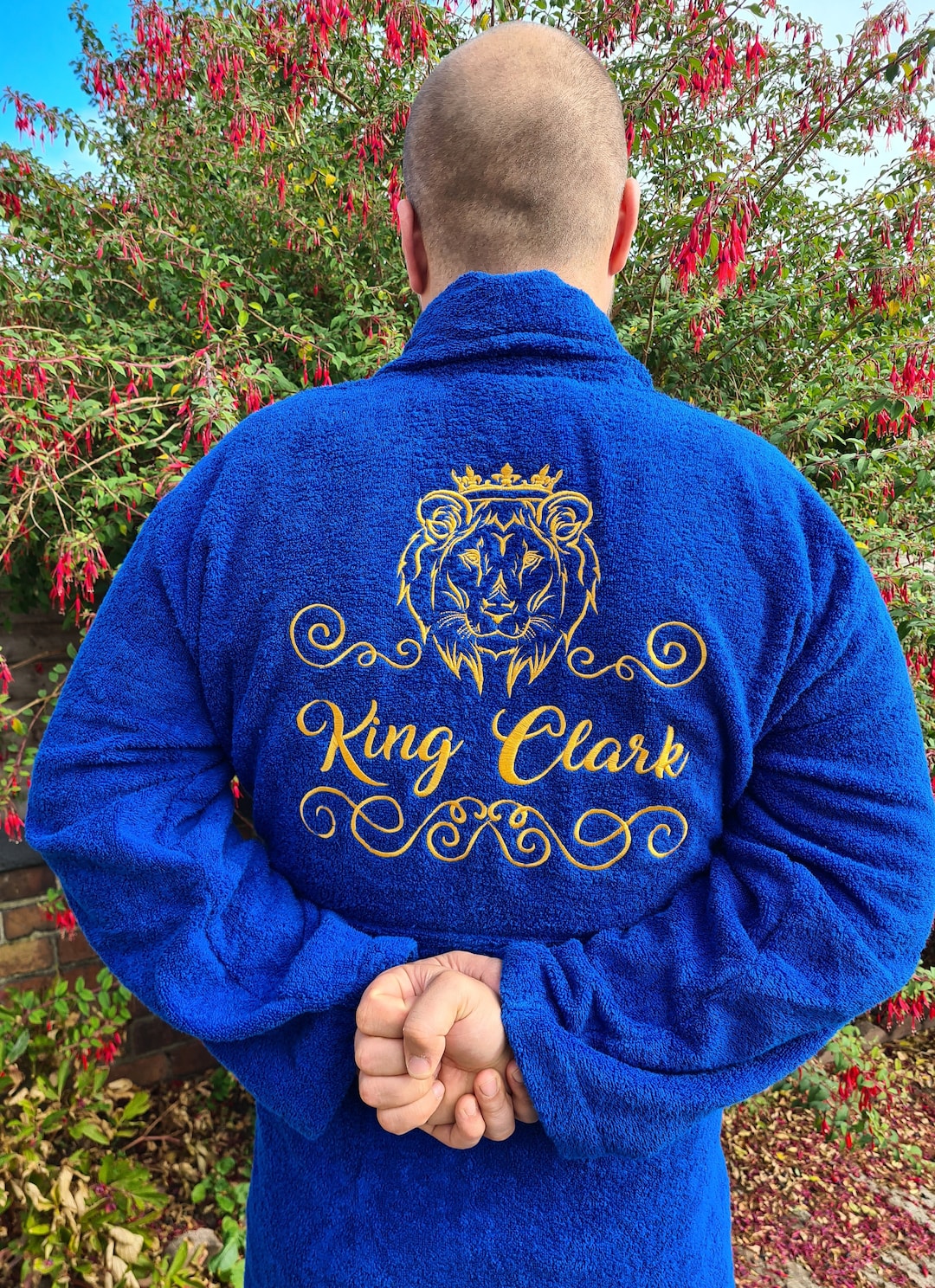 Personalised Custom Bath Robe for Men, Robe for Women, Customized Bath ...