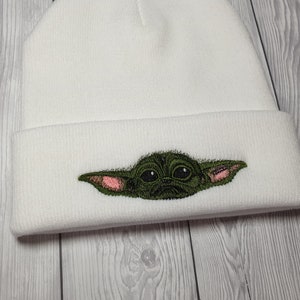 Embroidered Beanie Hat Cute Green Alien Baby - Etsy