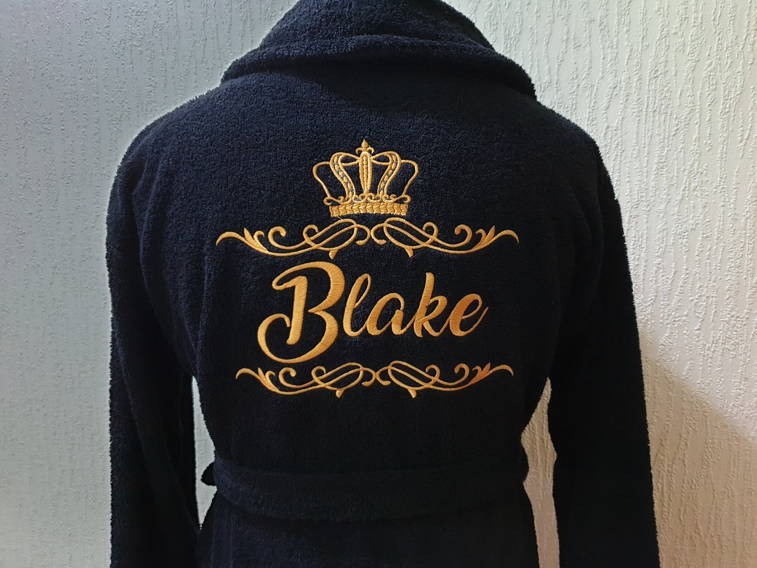 Personalized Custom Bath Robe for Men, Robe for Women, Customized Bath ...