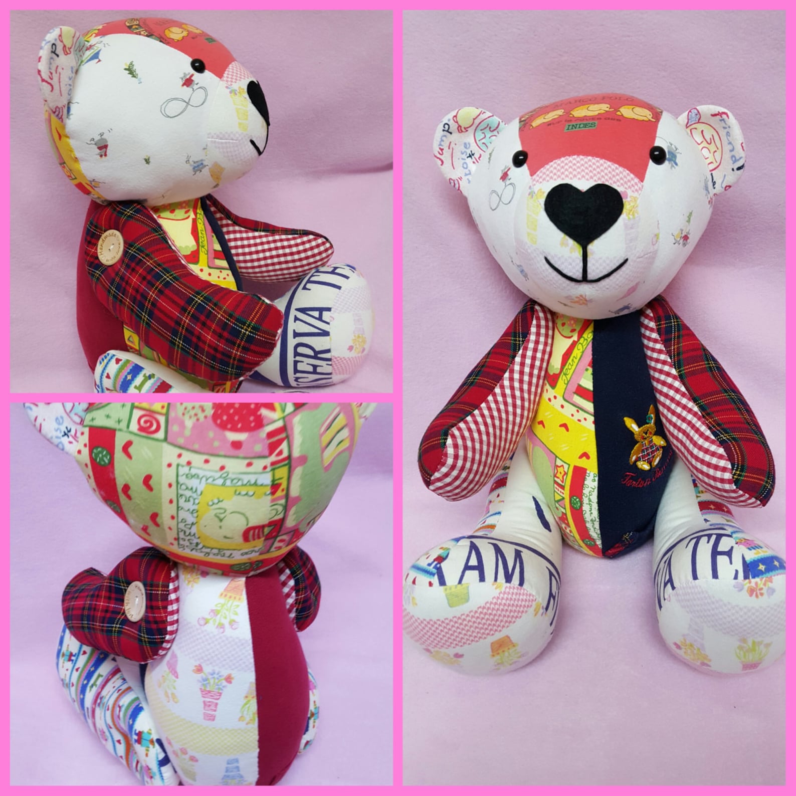 Large Keepsake Memory Bear - Etsy